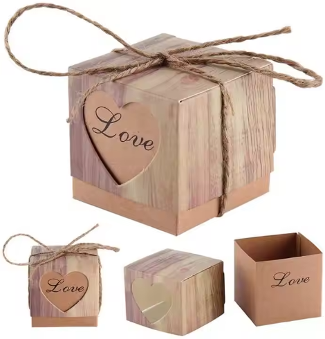 Kraft Pinstripe Gift Boxes | Kraft Pinstripe Gift Packaging