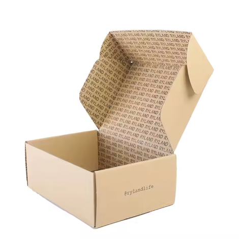 Natural Paper Kraft Product Boxes With Logo