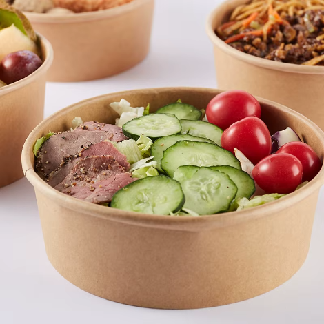 Brown Kraft Salad Boxes -Take-Out Salad Box