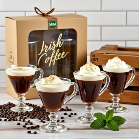 Irish Coffee Mugs Packaging