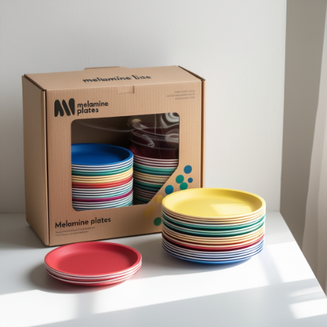 Melamine Plates Packaging