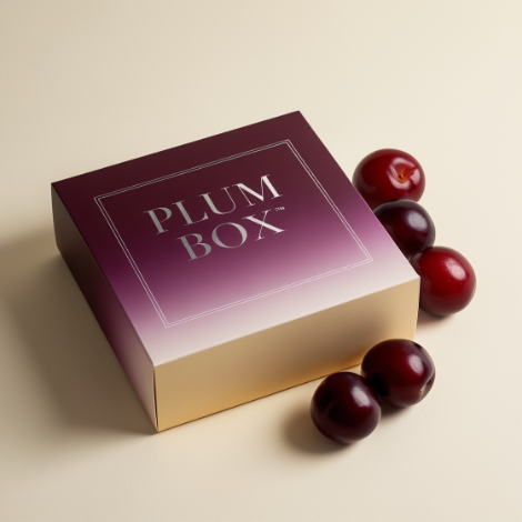 Custom Plum Packaging