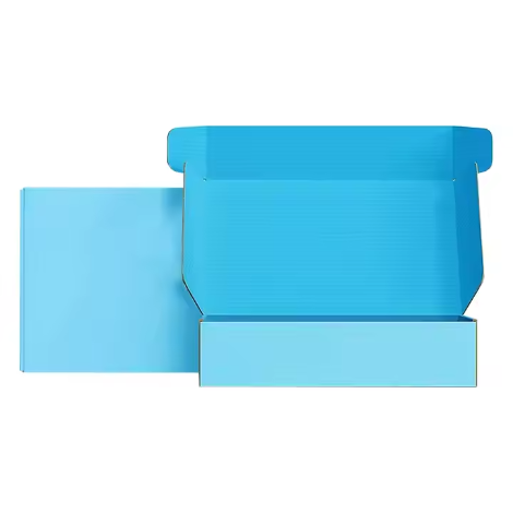 Blue Mailer Boxes