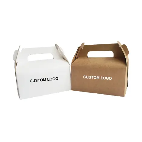Custom White Gable Boxes With Free Shipping