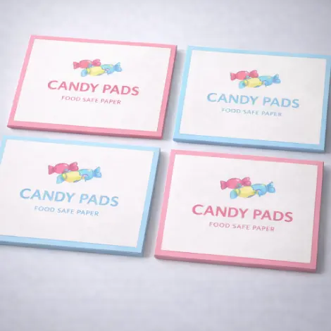 Custom Candy Pads Printed for Chocolates Wholesale USA