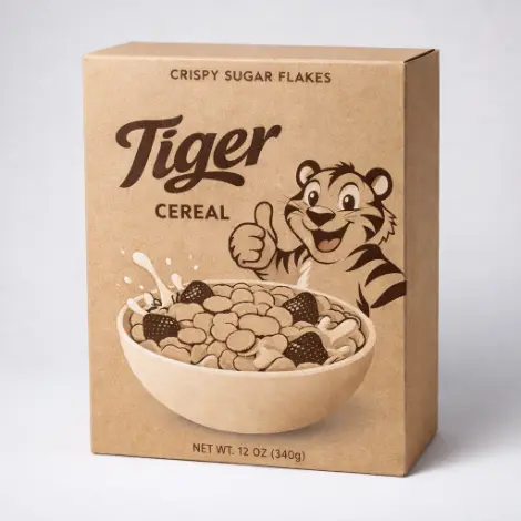 Tiger Cereal Boxes