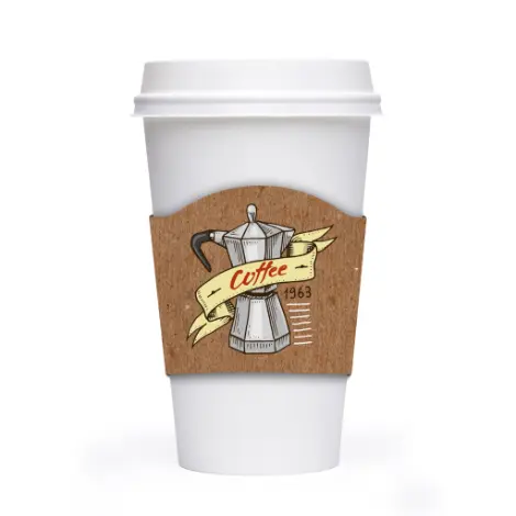 Custom Coffee Cup Cardboard Sleeve