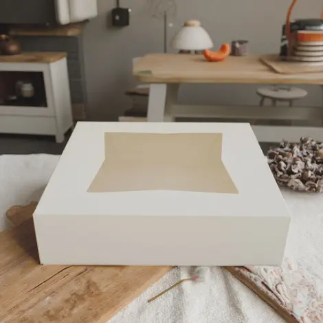 Custom Four Corner Cake Boxes