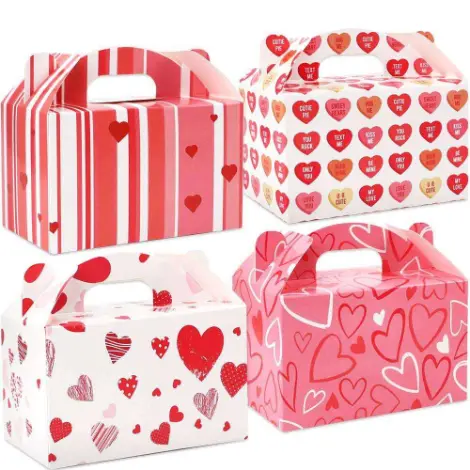 Custom Gable Treat Boxes with Logo - Wholesale USA