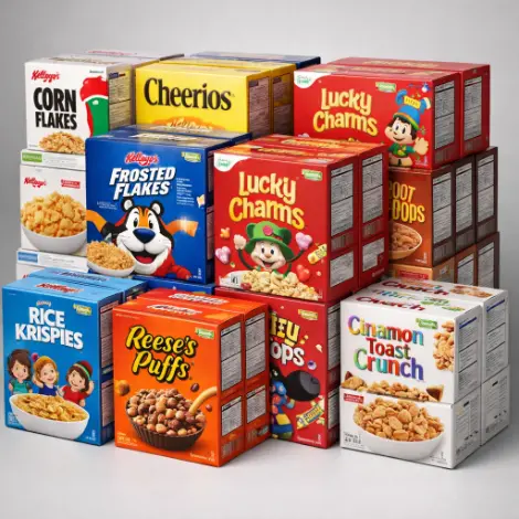 Individual Cereal Boxes