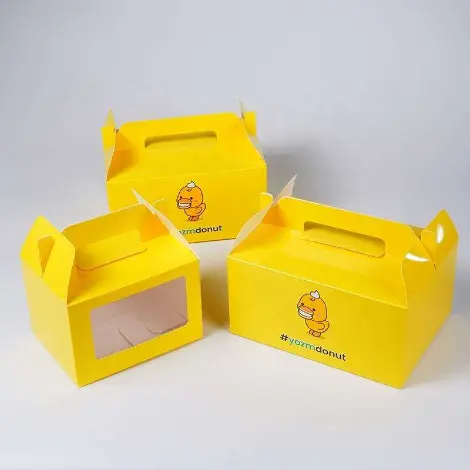 Yellow Gable Boxes